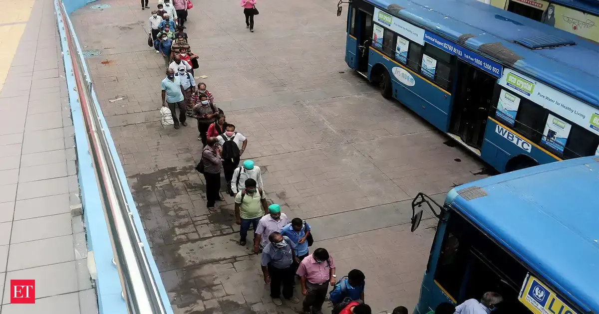As women flock to free state buses in Bengal, private operators look ...