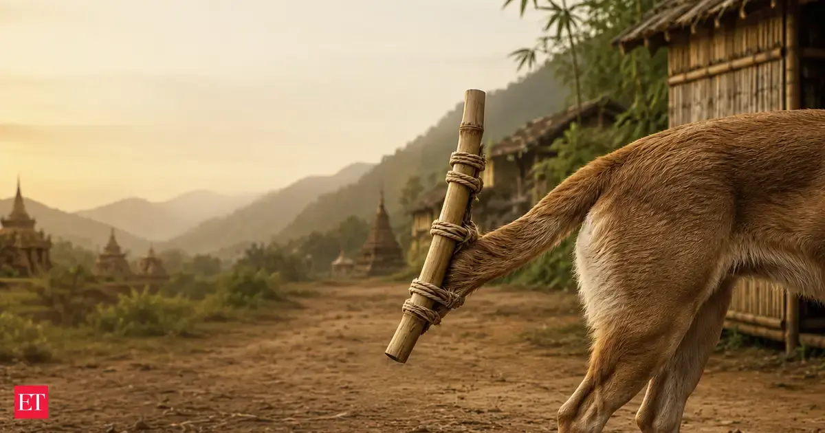 Burmese proverb of the day: ‘A dog's crooked tail straightened with a ...