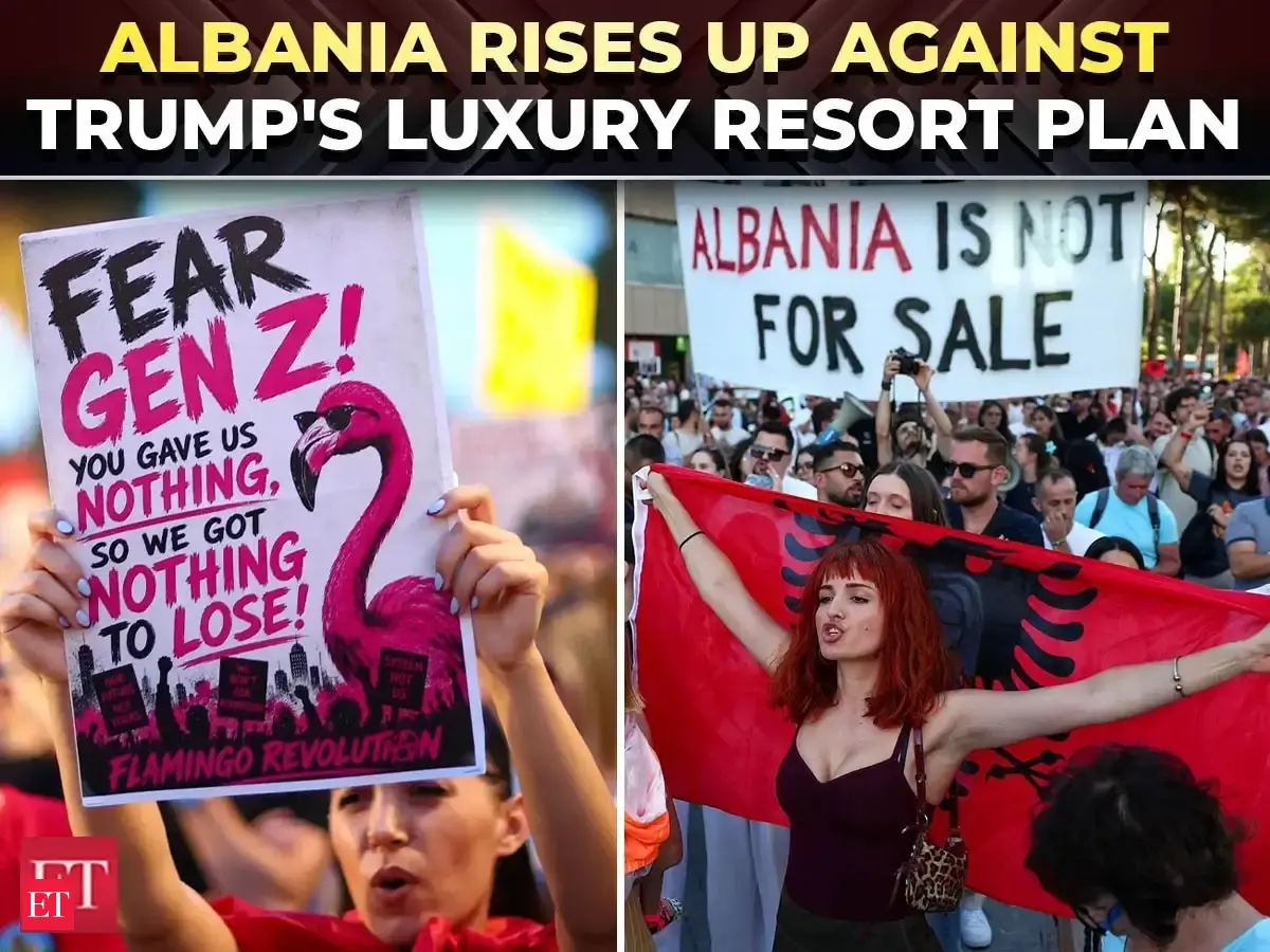 FLAMINGOS, FURY and a billion-dollar resort: Albanians rise up against ...
