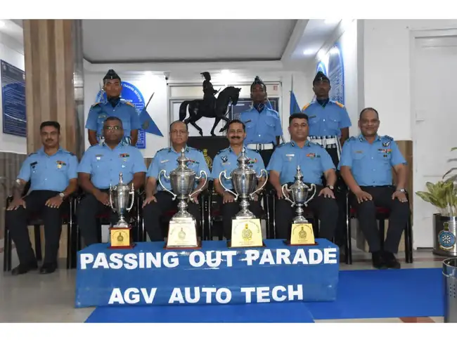 412 Agniveervayu trainees complete training; Air Vice Marshal Golani ...