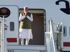 PM Modi arrives in France for first leg of two-nation visit - The ...