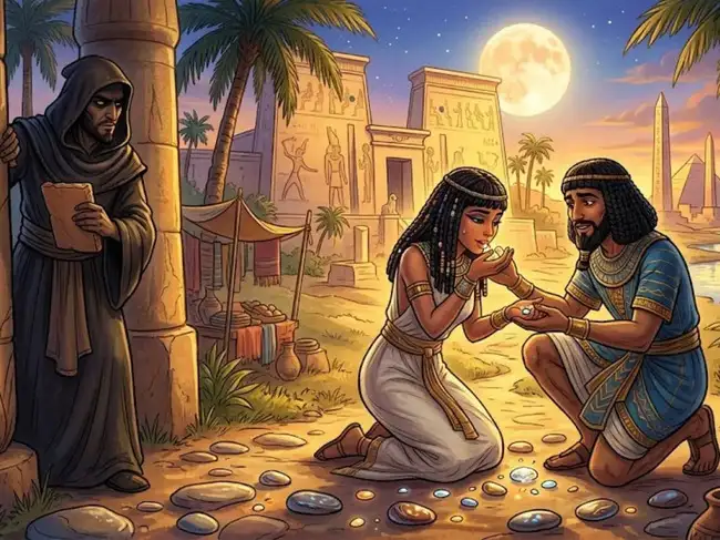 Egyptian proverb of the day: ‘He who loves you will swallow pebbles for ...