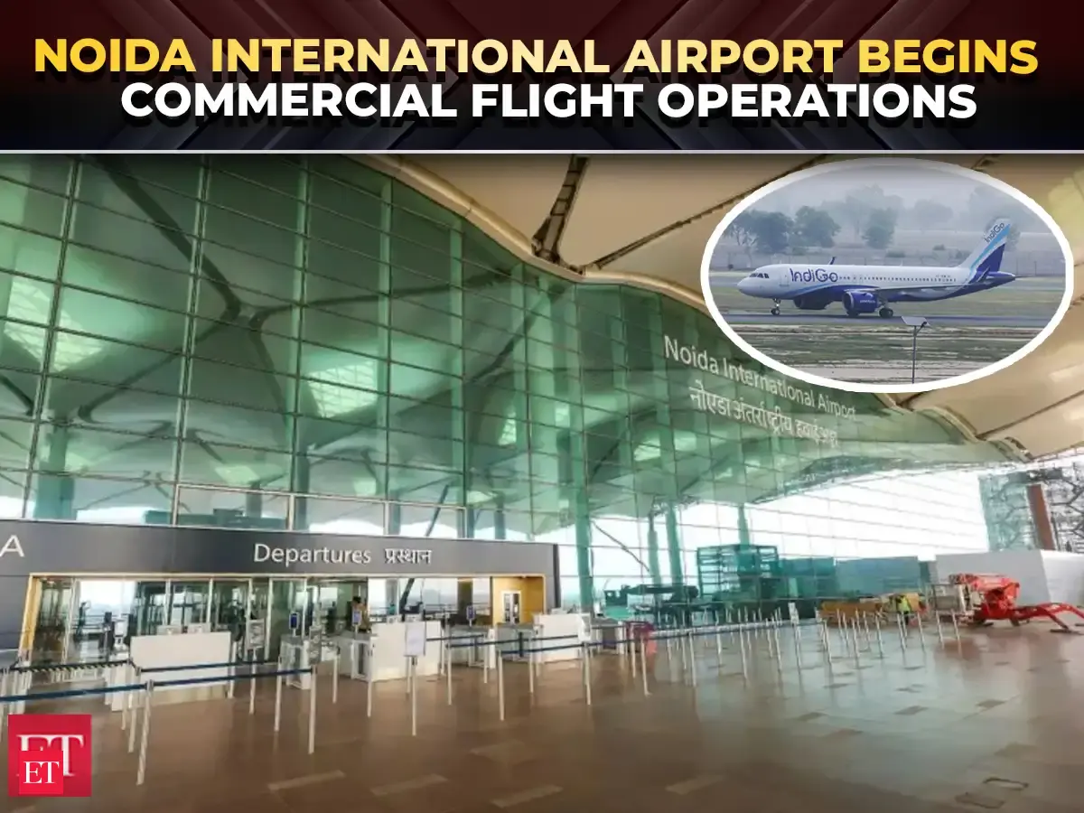 Noida’s newly built Jewar International Airport begins commercial ...