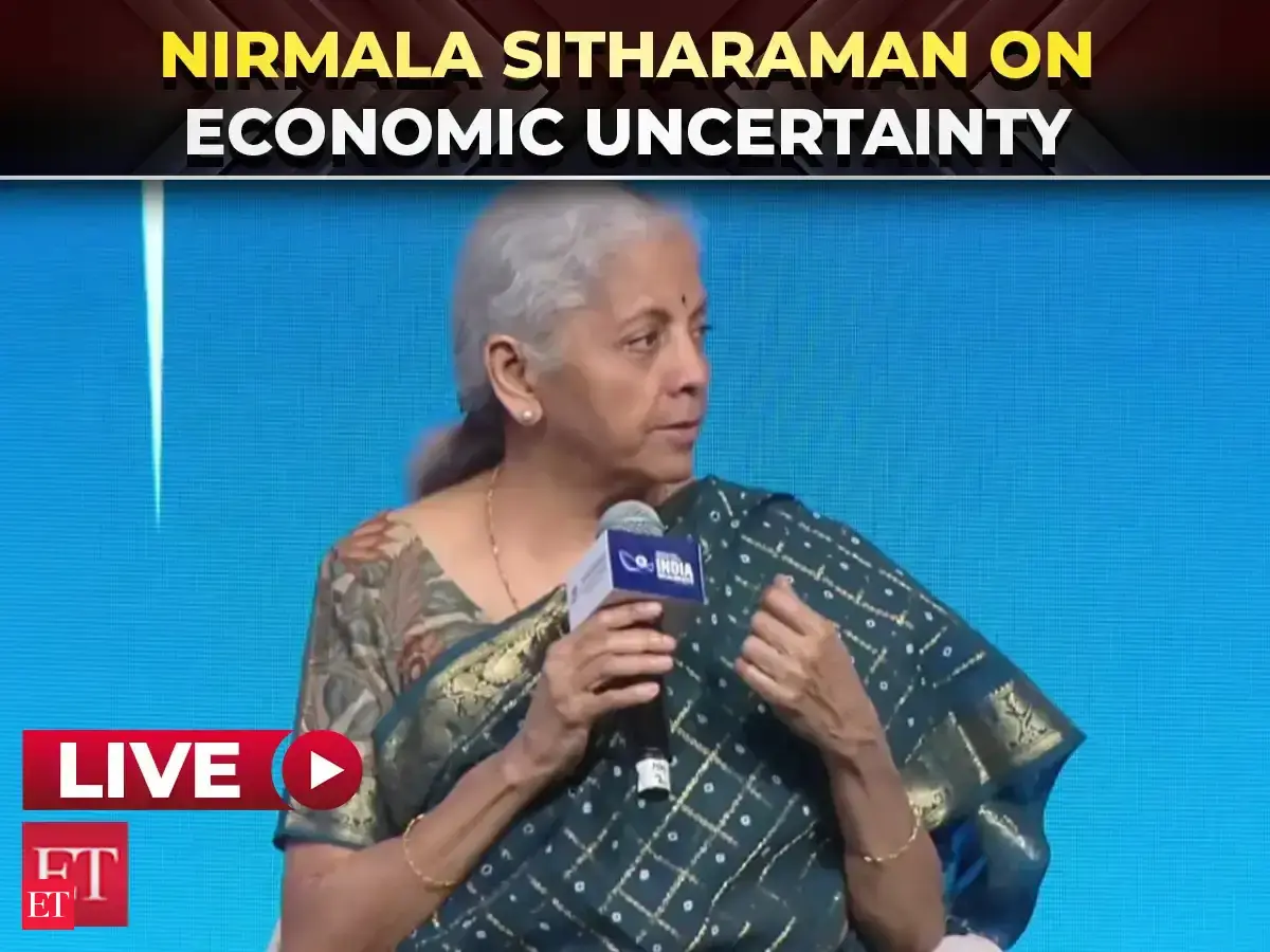 LIVE: Nirmala Sitharaman on economic uncertainty as India is navigating ...