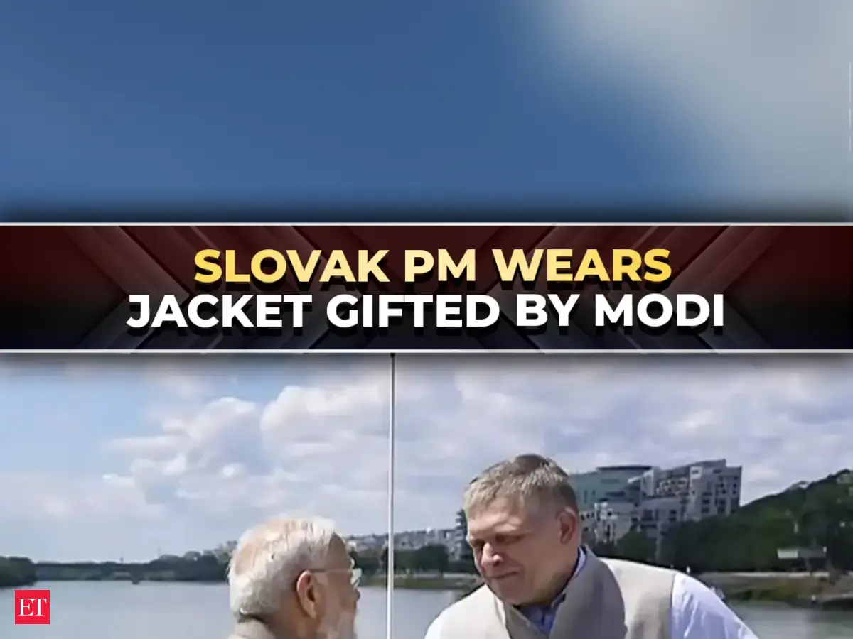 PM Modi shares video as Slovak PM Fico wears gifted jacket, duo seen ...