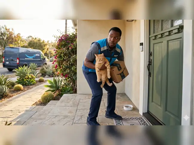 'I didn't do anything bad': California Amazon delivery driver caught ...