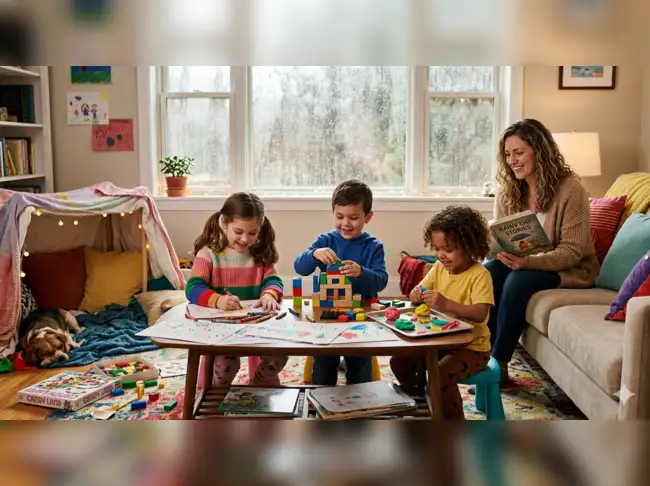 Rainy Day activities for kids: How to keep children busy indoors during ...