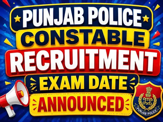 Punjab Police constable recruitment exam date announced: Check ...
