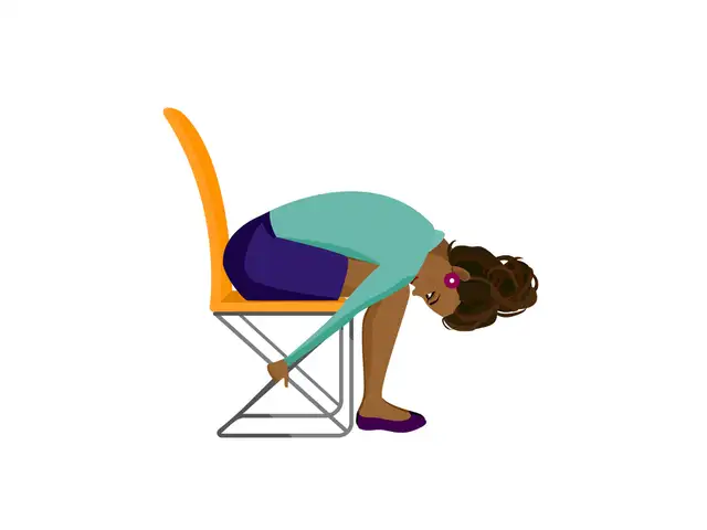 Sitting 8 hours a day? Try these 6 chair yoga stretches - Seated ...