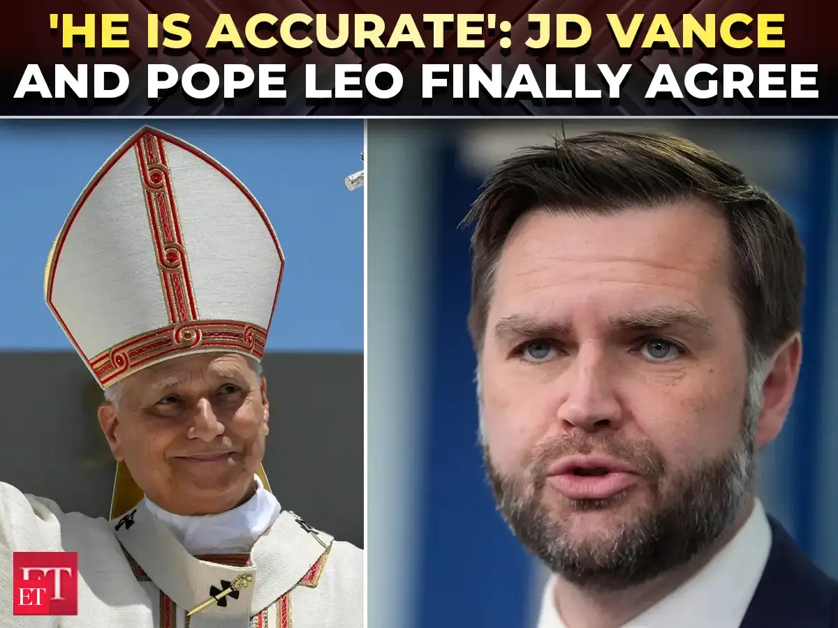 jd vance: 'PRAISE JESUS!': Pope Leo backs Trump's Iran peace deal, JD ...