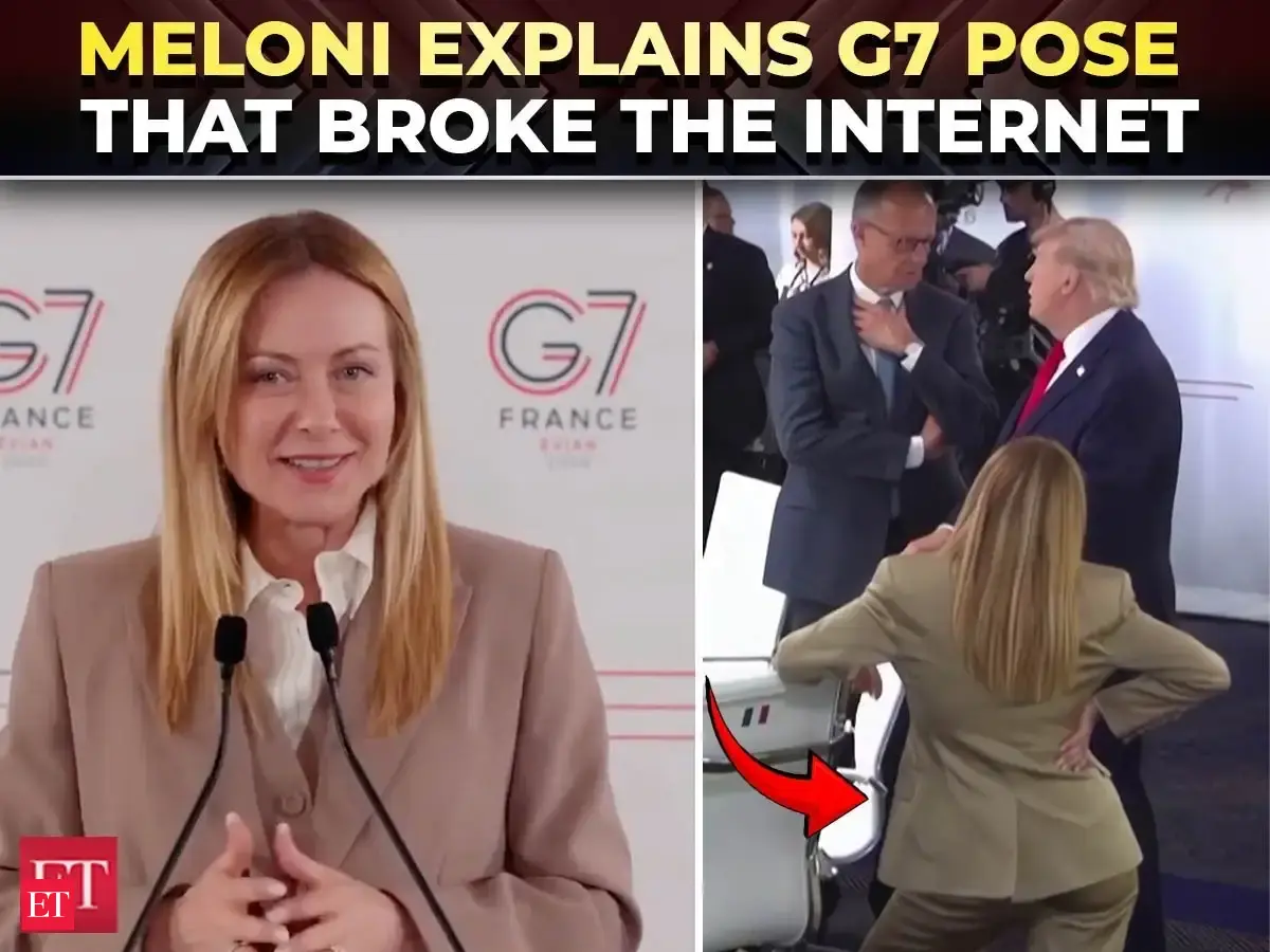 'Everyone noticed MY HAND ON MY HIP…': Meloni REVEALS truth behind ...