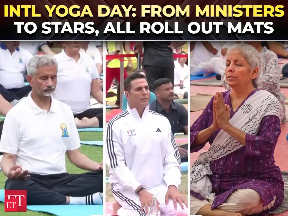 Jaishankar, Akshay Kumar to FM Sitharaman, leaders, celebrities perform ...