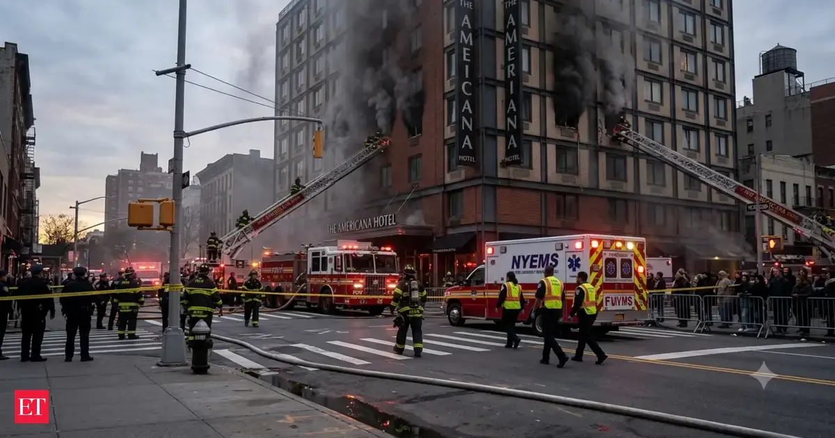 Suspect in custody after New York hotel fire kills 6, leaves several ...