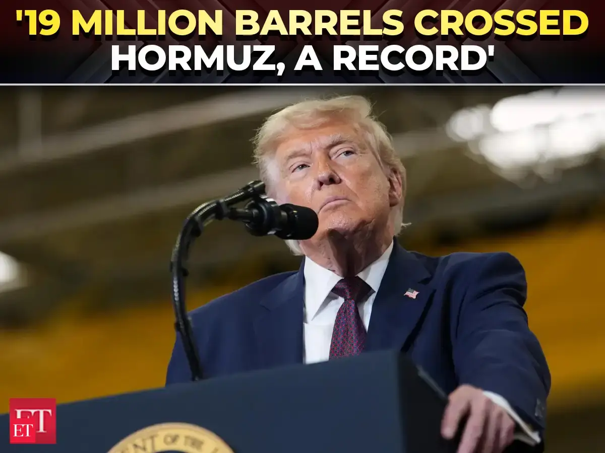 '19 million barrels moved in a day...': Trump claims historic oil ...