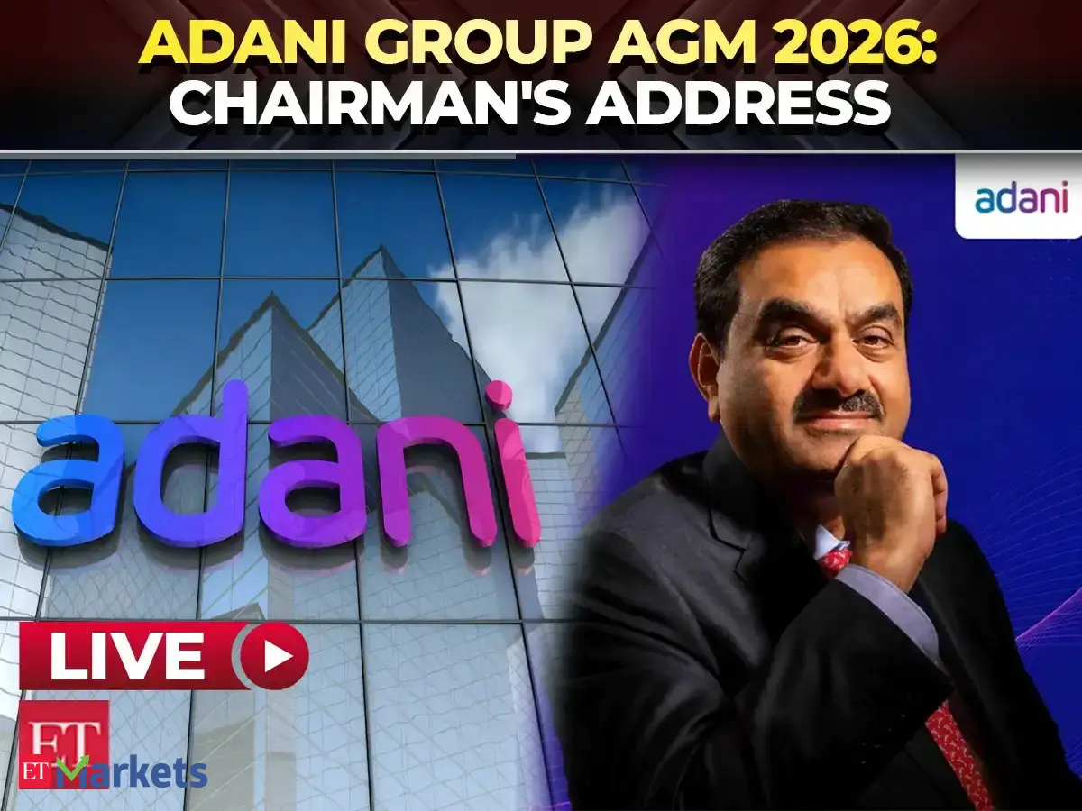 LIVE | Adani Group Annual General Meeting 2026: Chairman Gautam Adani's ...