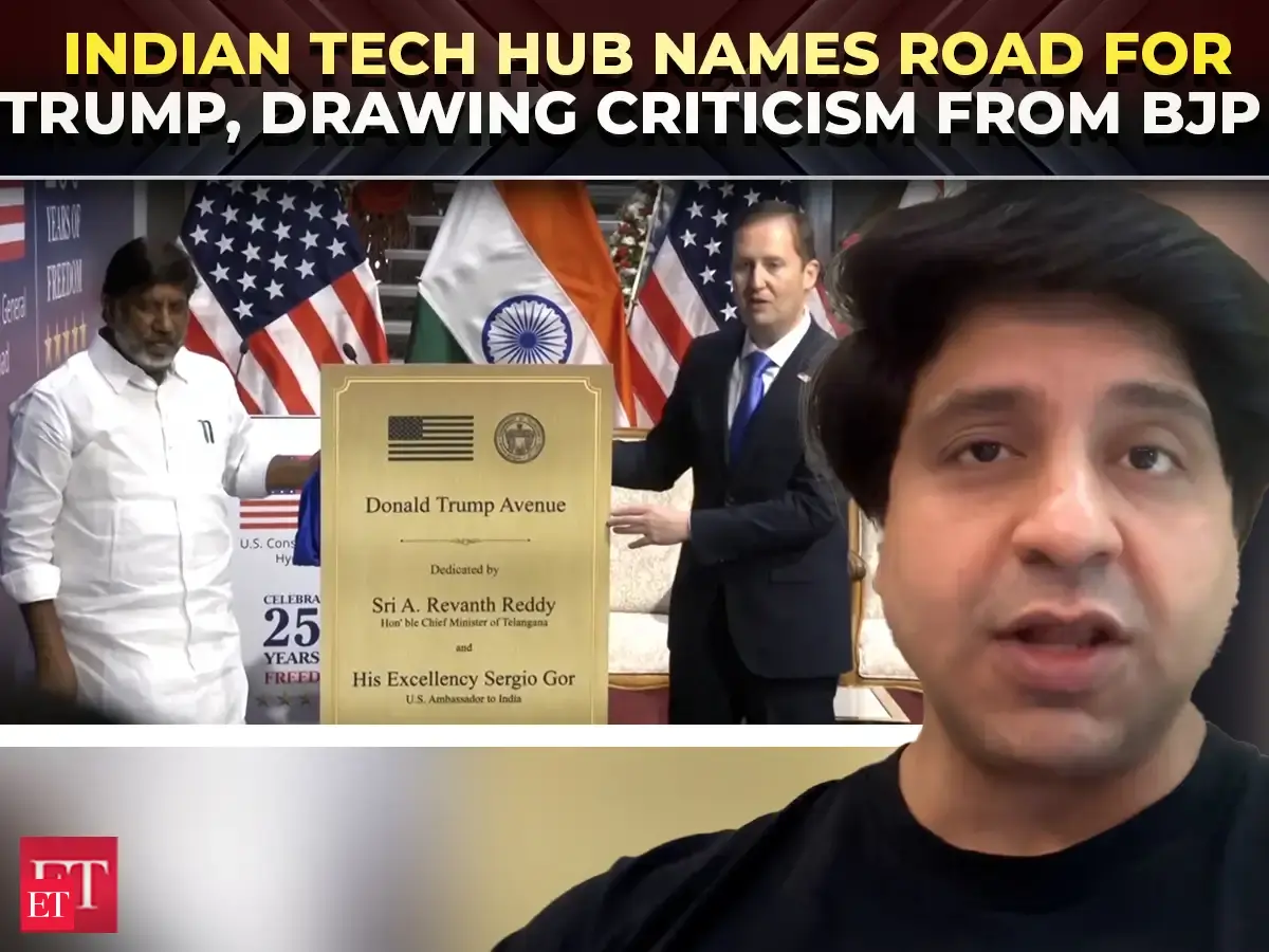 Congress names road after Trump in Hyderabad; BJP quips, 'Hathi Ke ...