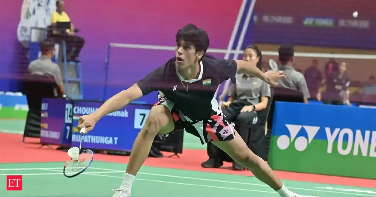 Rounak shocks world number six Tien Chen to make quarters at US Open ...