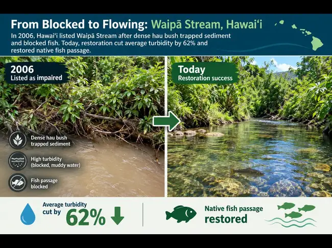 Waipā Stream Restoration In 2006 Hawai‘i Listed Waipā Stream After 7312
