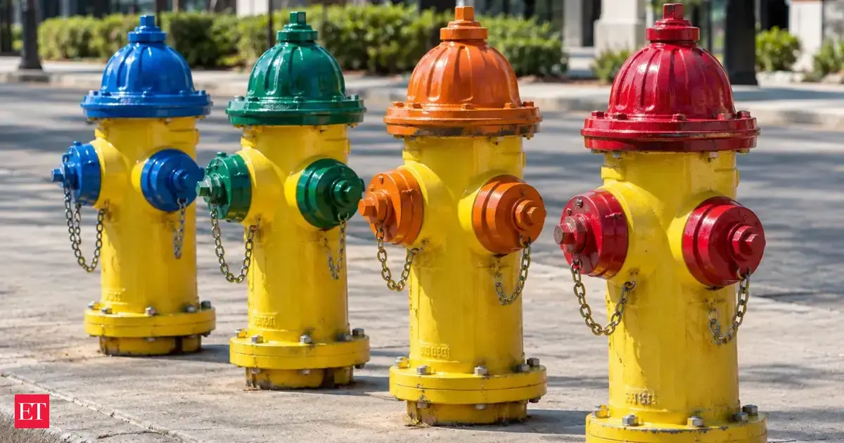 The colored cap on a US fire hydrant can tell firefighters how much ...