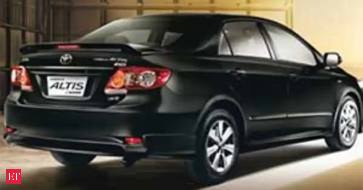 Toyota launches limited petrol edition of Corolla Altis - The Economic ...