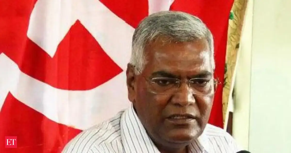 D Raja: CPI's D Raja to file nomination for RS seat tomorrow - The ...