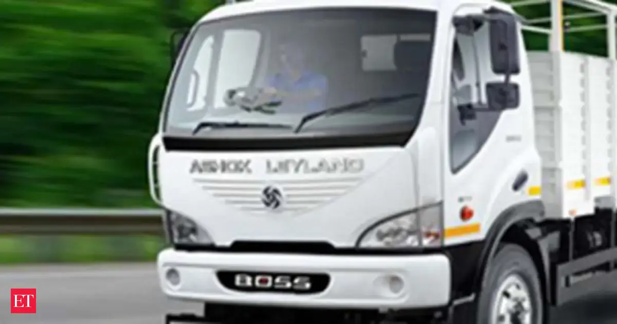 Ashok Leyland launches intermediate commercial vehicle 'Boss' at Rs 10. ...