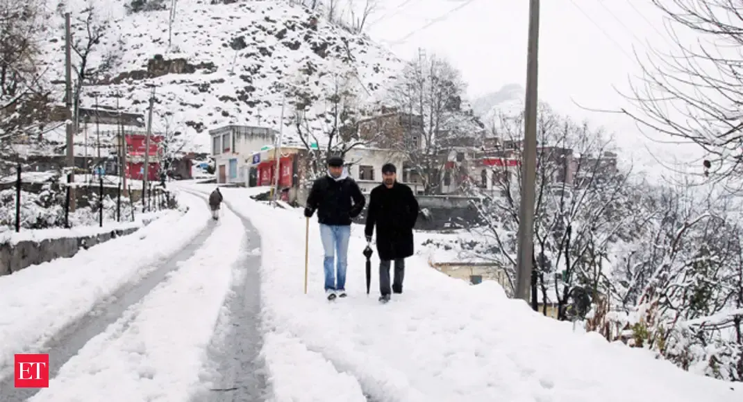 Punjab and Haryana - Widespread snowfall in North India | The Economic ...