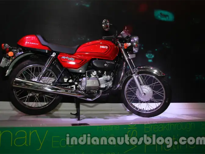 Hero Splendor Pro Classic Cafe Racer revealed - Hero Splendor Pro ...