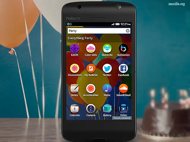 Firefox OS: Home screen and icons - AP review: Lots of innovations in ...