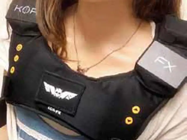 KOR-FX 4DFX: A vest that brings games closer to your chest - The Economic Times