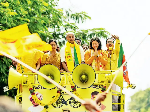Colour on the campaign trail in Andhra Pradesh - Colour on the campaign ...