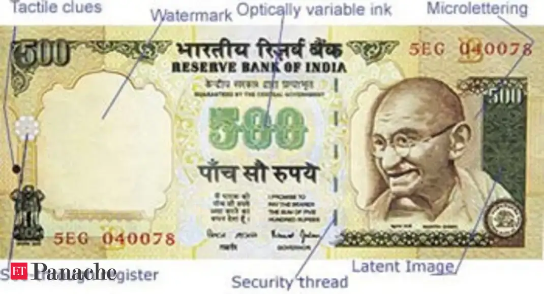 How to identify a bonafide currency note - | The Economic Times