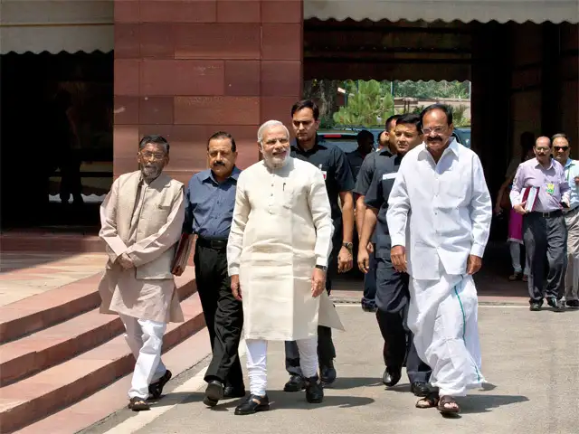 June 4, 2014 - Narendra Modi at the Parliament House | The Economic Times