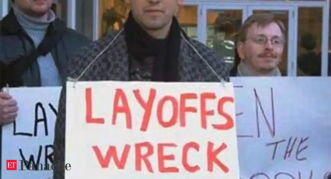 Coming to terms with lay-off - | The Economic Times