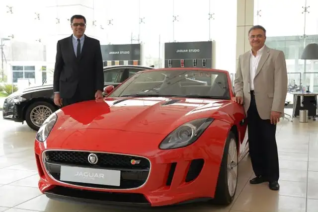 JLR opens its first dealership in Nagpur - L-R Mr. Rohit Suri, VP, JLR ...