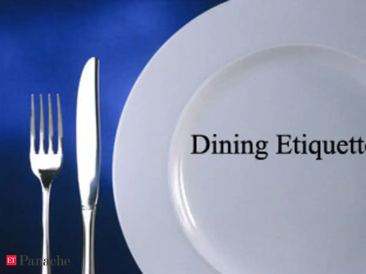 Top dining etiquette disasters - | The Economic Times