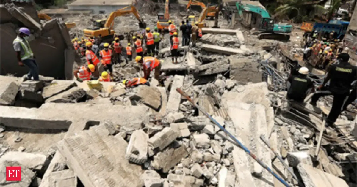 Chennai building collapse: Death toll rises to 42 - The Economic Times