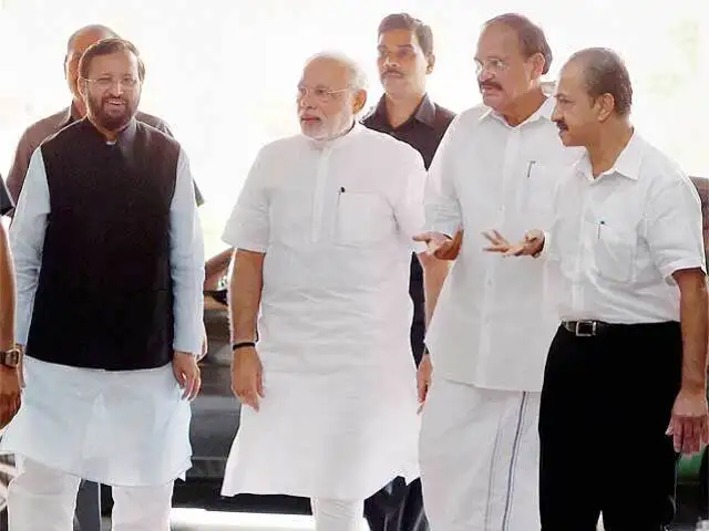 PM Narendra Modi at Parliament House - July 5, 2014 | The Economic Times