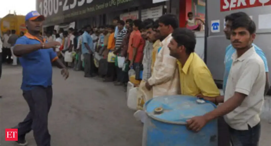 Oil strike - | The Economic Times