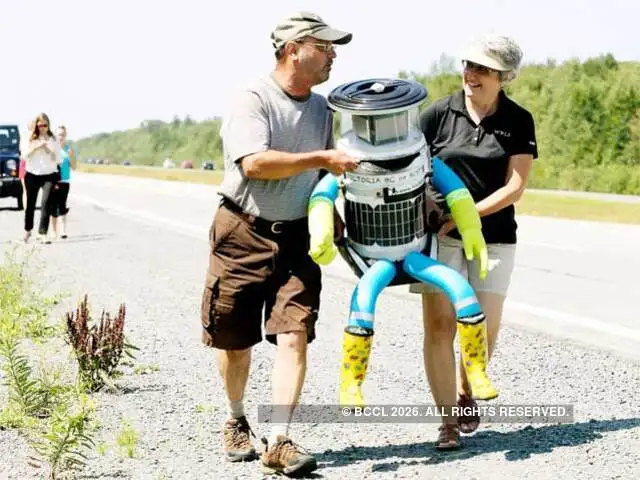 hitchBOT: A talking robot made from household odds - hitchBOT: A ...