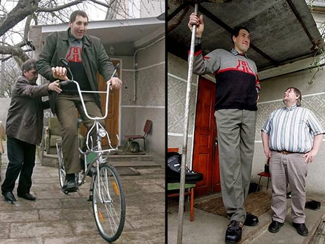 World's tallest man Leonid Stadnyk at 8ft 4in dies in Ukraine - The ...