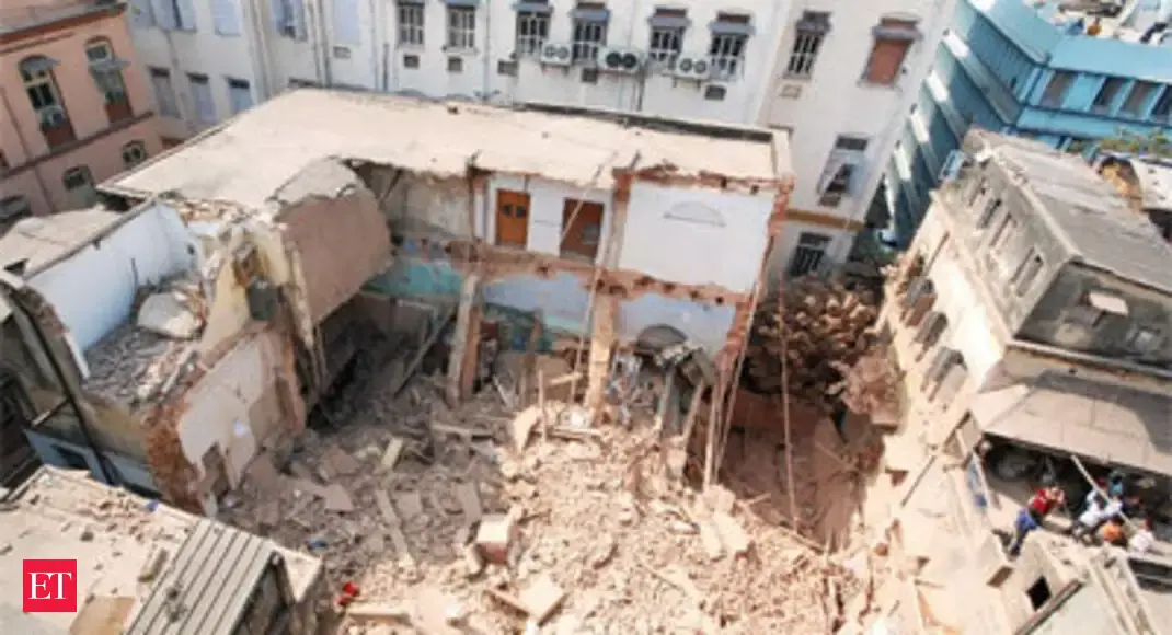 At least 45 people rescued after building staircase collapse - The ...