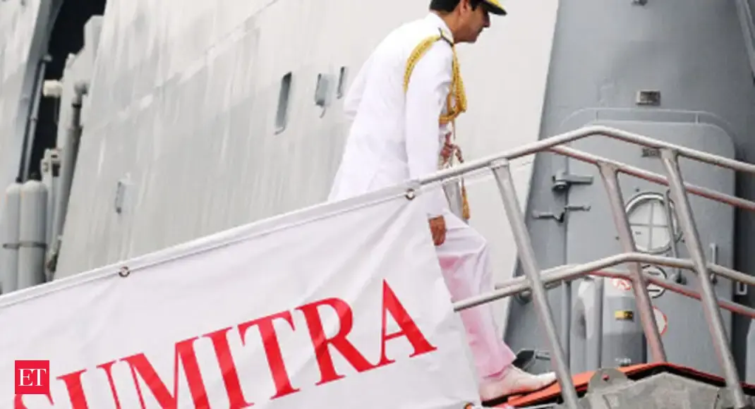 INS Sumitra- the last Saryu class petrol vessel - Navy's largest ...