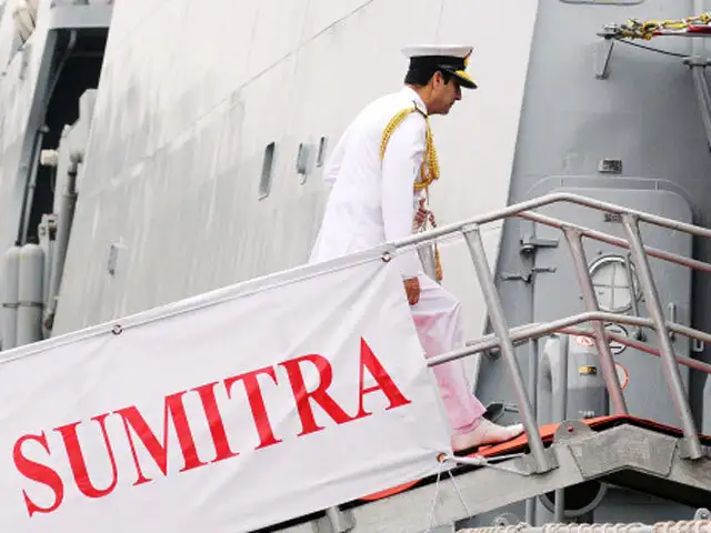 Navy's largest patrolling vessel INS Sumitra commissioned - Navy's ...