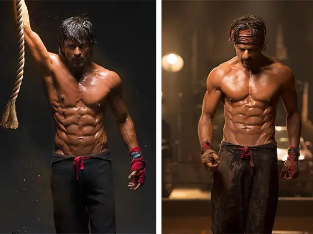 Shah Rukh Khan unveils eight-pack abs - The Economic Times