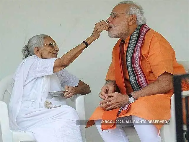 PM spent about 25 mins with his mother - PM Narendra Modi turns 64 ...
