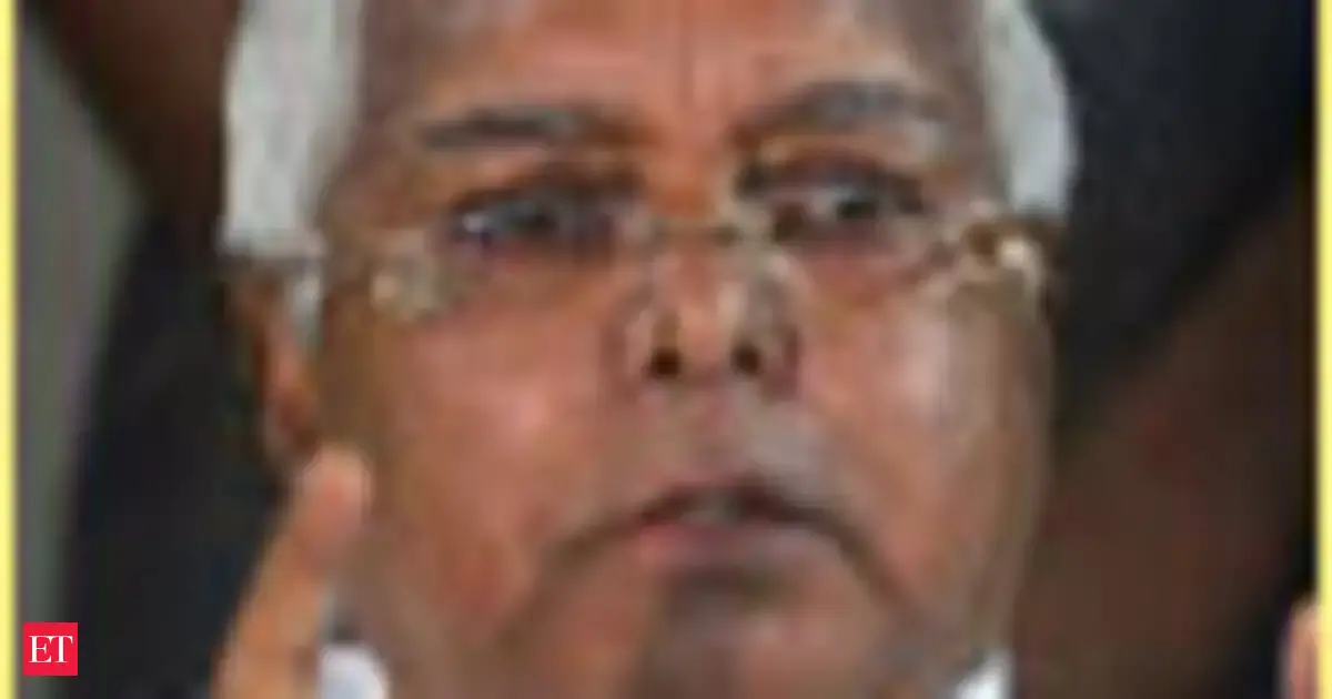 Lalu names men to take on Cong MPs - The Economic Times