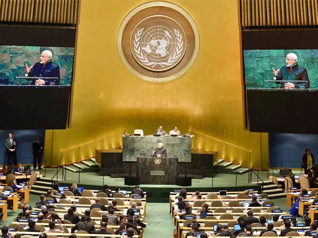 PM Modi at 69th session of the United Nations General Assembly - 69th ...