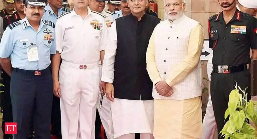 Concern of Army, Air Force & Navy - In pictures: PM Narendra Modi meets ...