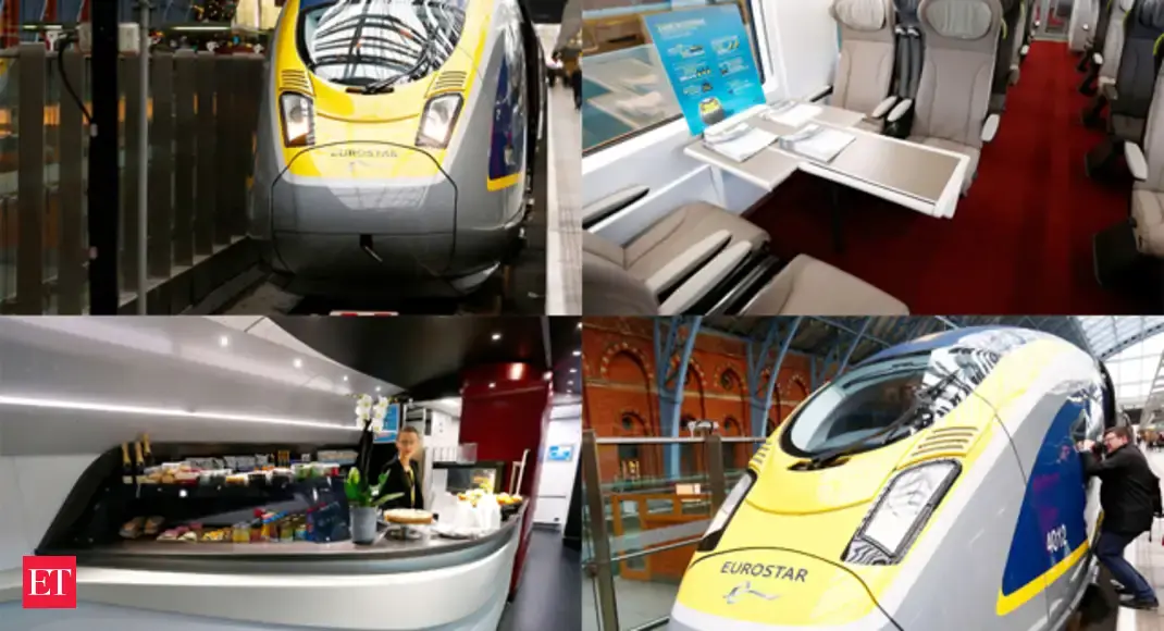 Eurostar unveils e320 high-speed train - Eurostar unveils e320 train ...